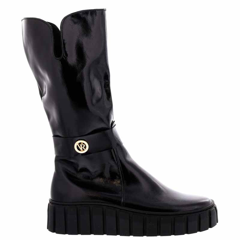 Via Roma csizma/ nero fekete 36.0